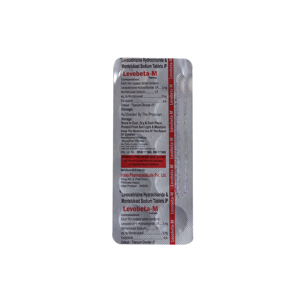 Levobeta-M Tablet 10's Price, Uses, Side Effects, Composition - Apollo ...