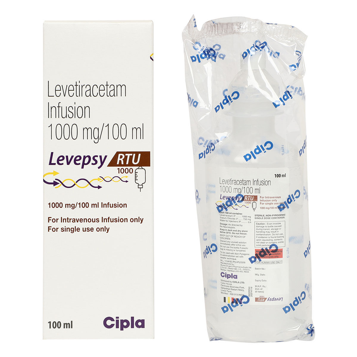 Levepsy Rtu 1000 Infusion | Uses, Side Effects, Price | Apollo Pharmacy