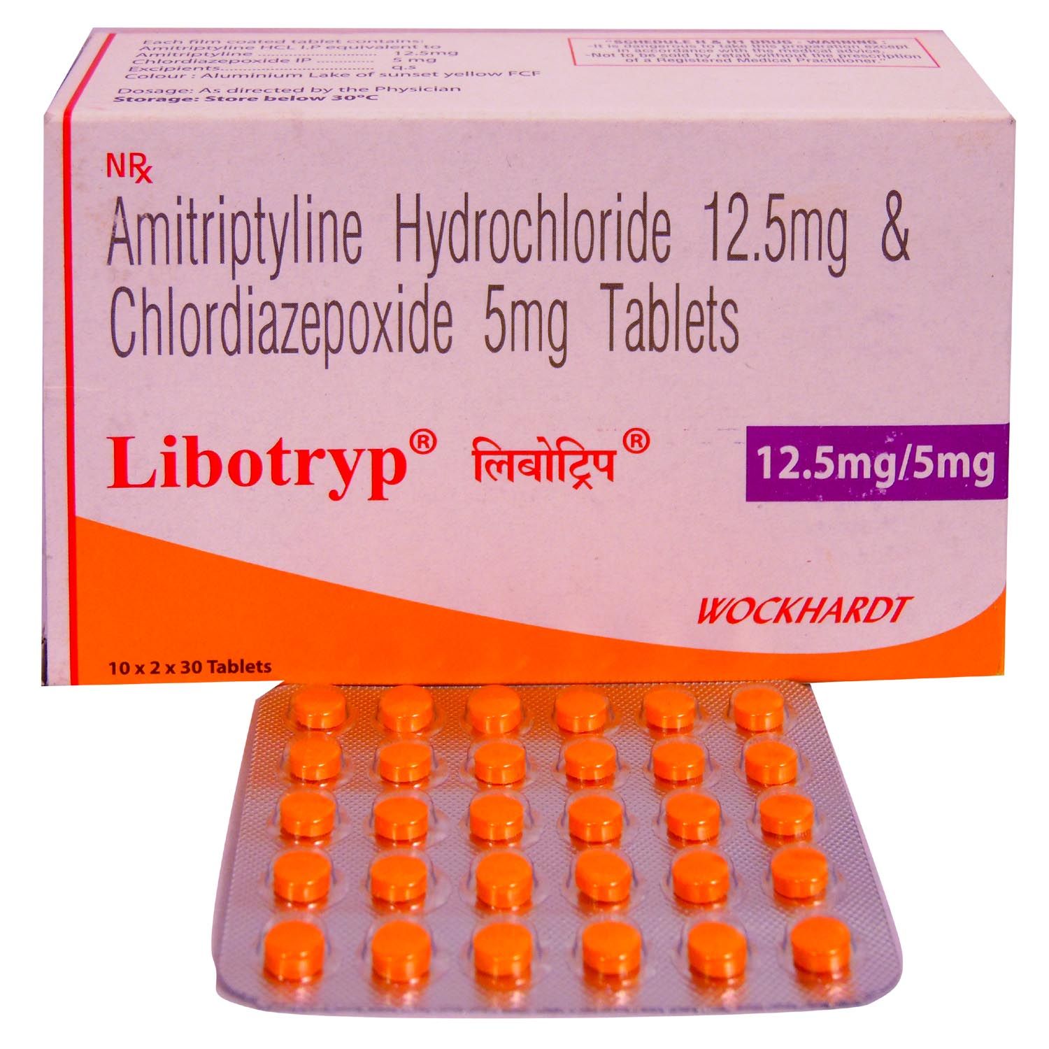Libotryp 12.5 mg/5 mg Tablet | Uses, Side Effects, Price | Apollo Pharmacy