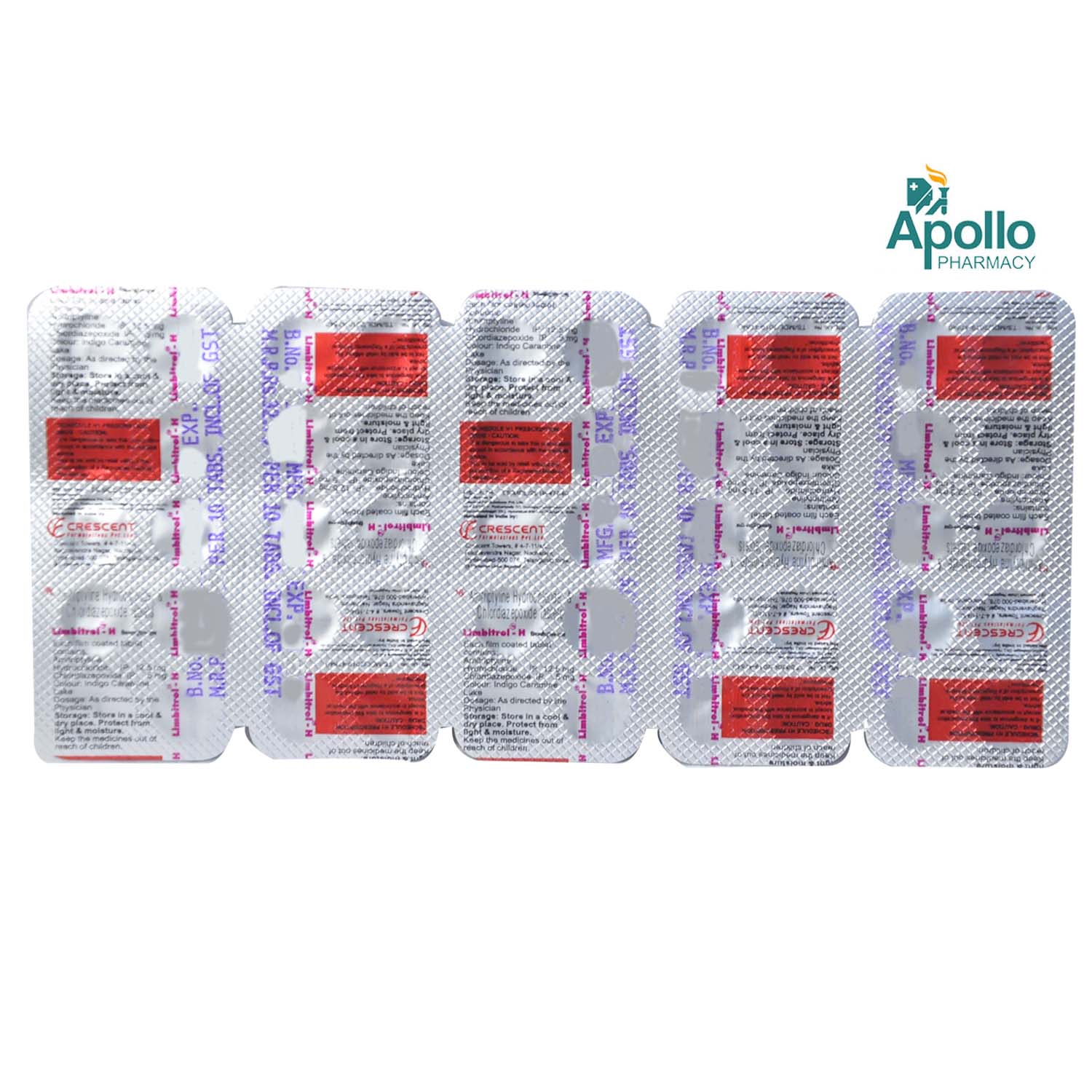Limbitrol H Tablet 10's Price, Uses, Side Effects, Composition - Apollo ...