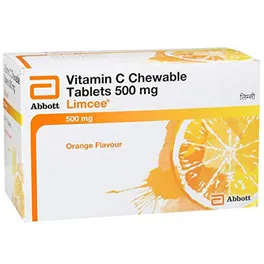 Limcee 500 mg Chewable Orange Tablet | Uses, Side Effects, Price ...