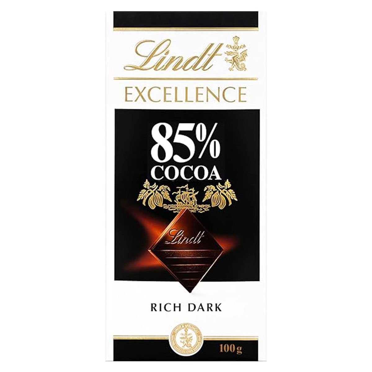 Buy LINDT 85% Cocoa Rich Dark Chocolate, 100 gm | 19 Minutes Delivery ...