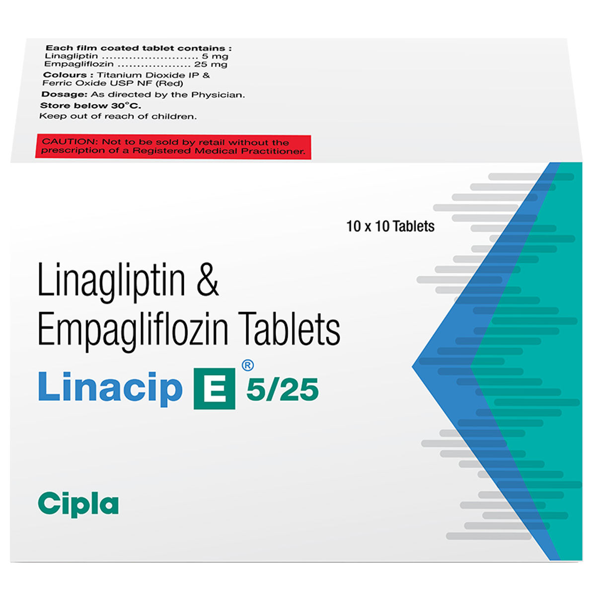 Linacip E 5/25 Tablet 10's | Uses, Side Effects, Price | Apollo Pharmacy