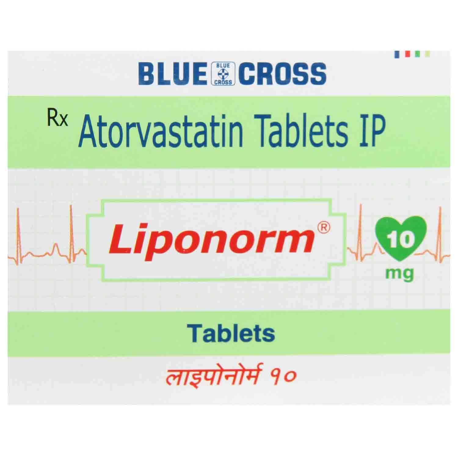 Liponorm 10 mg Tablet 10's Price, Uses, Side Effects, Composition ...