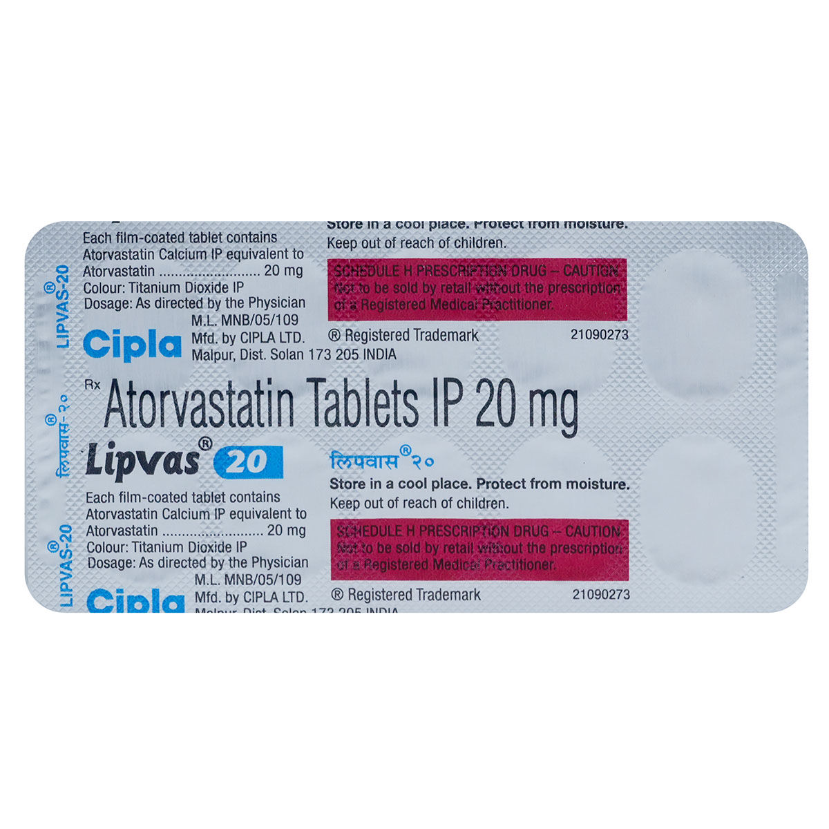 Lipvas 20 Tablet | Uses, Side Effects, Price | Apollo Pharmacy