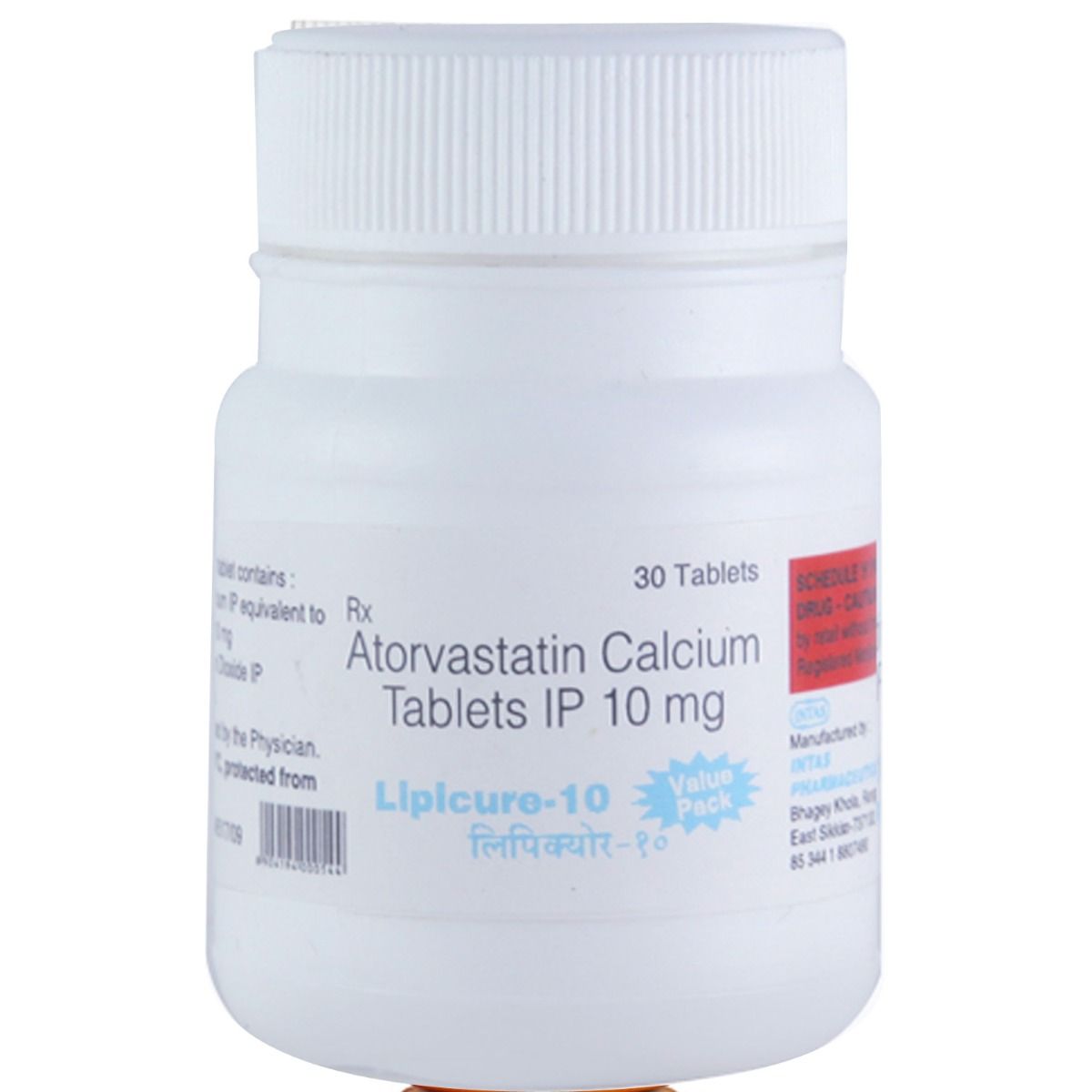 Lipicure-10 Tablet 30's Price, Uses, Side Effects, Composition - Apollo ...