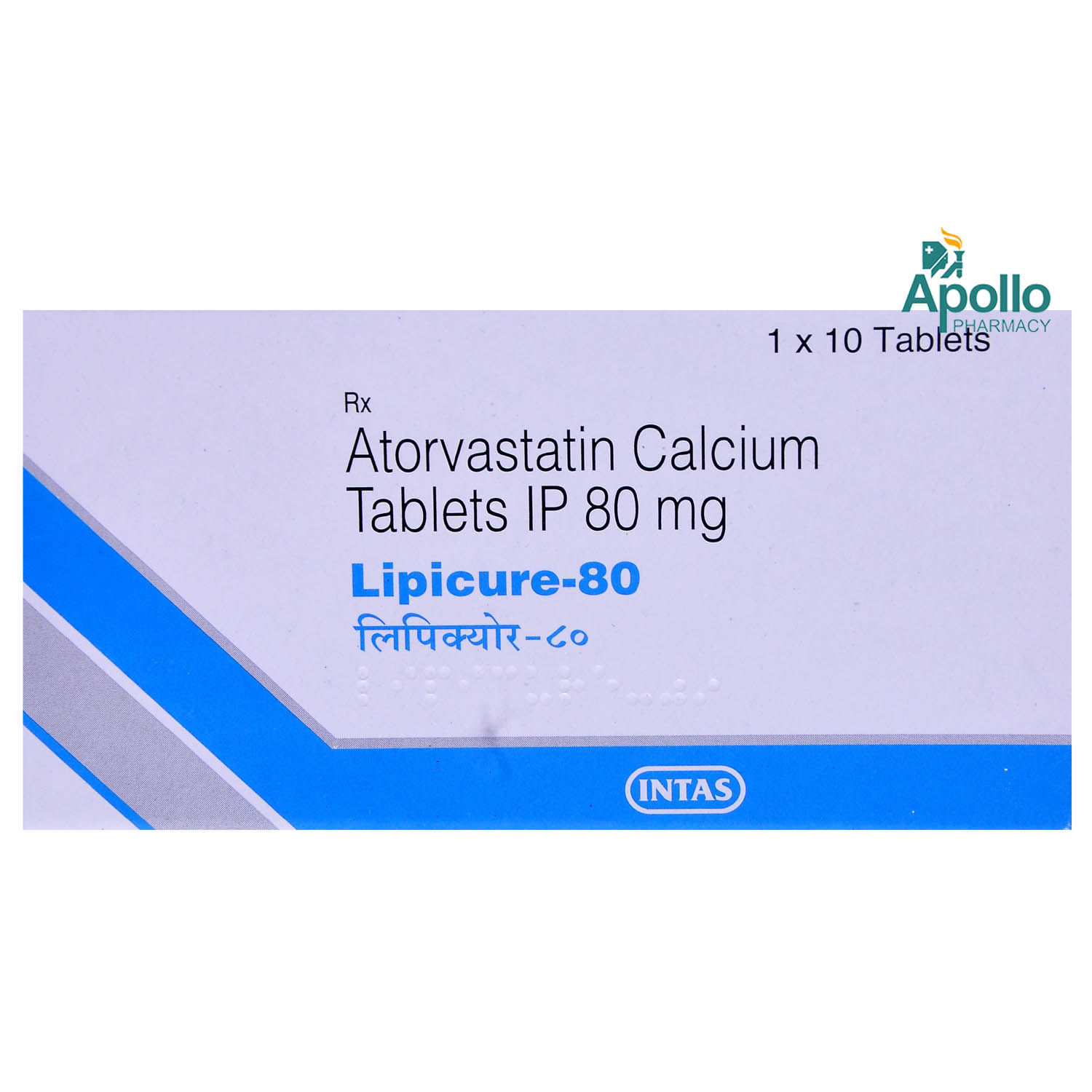 Lipicure-80 Tablet 10's Price, Uses, Side Effects, Composition - Apollo ...