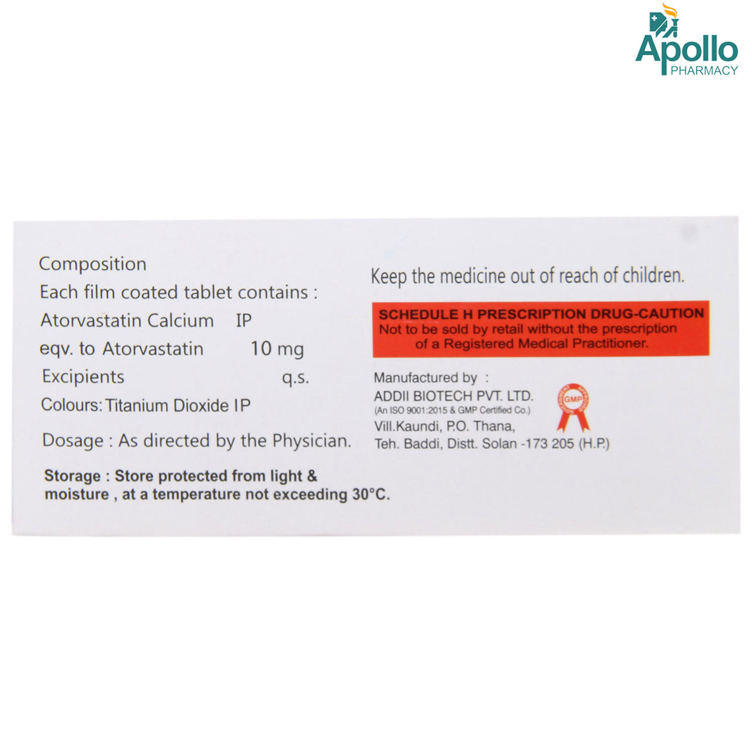 Lipisafe 10 Tablet 10's Price, Uses, Side Effects, Composition - Apollo ...