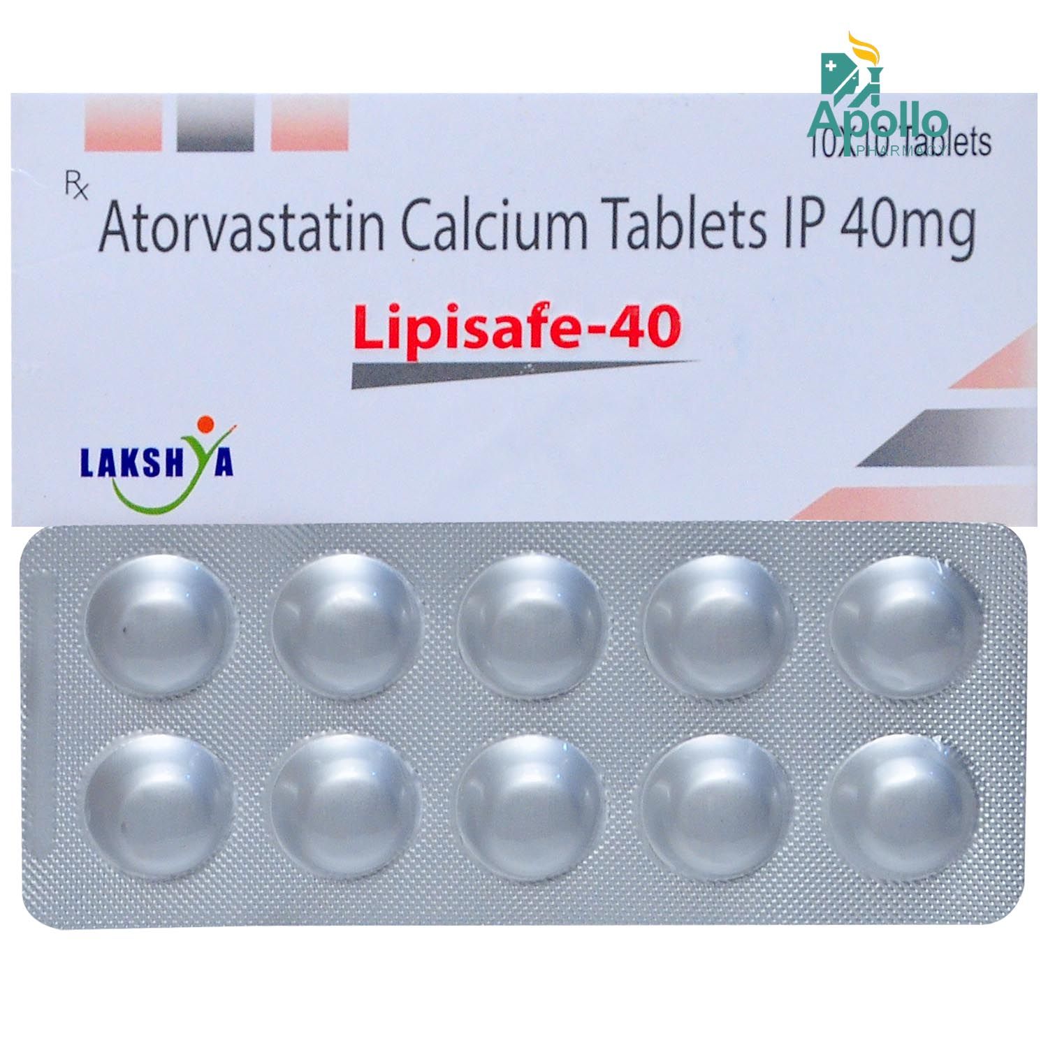Lipisafe 40 mg Tablet | Uses, Side Effects, Price | Apollo Pharmacy