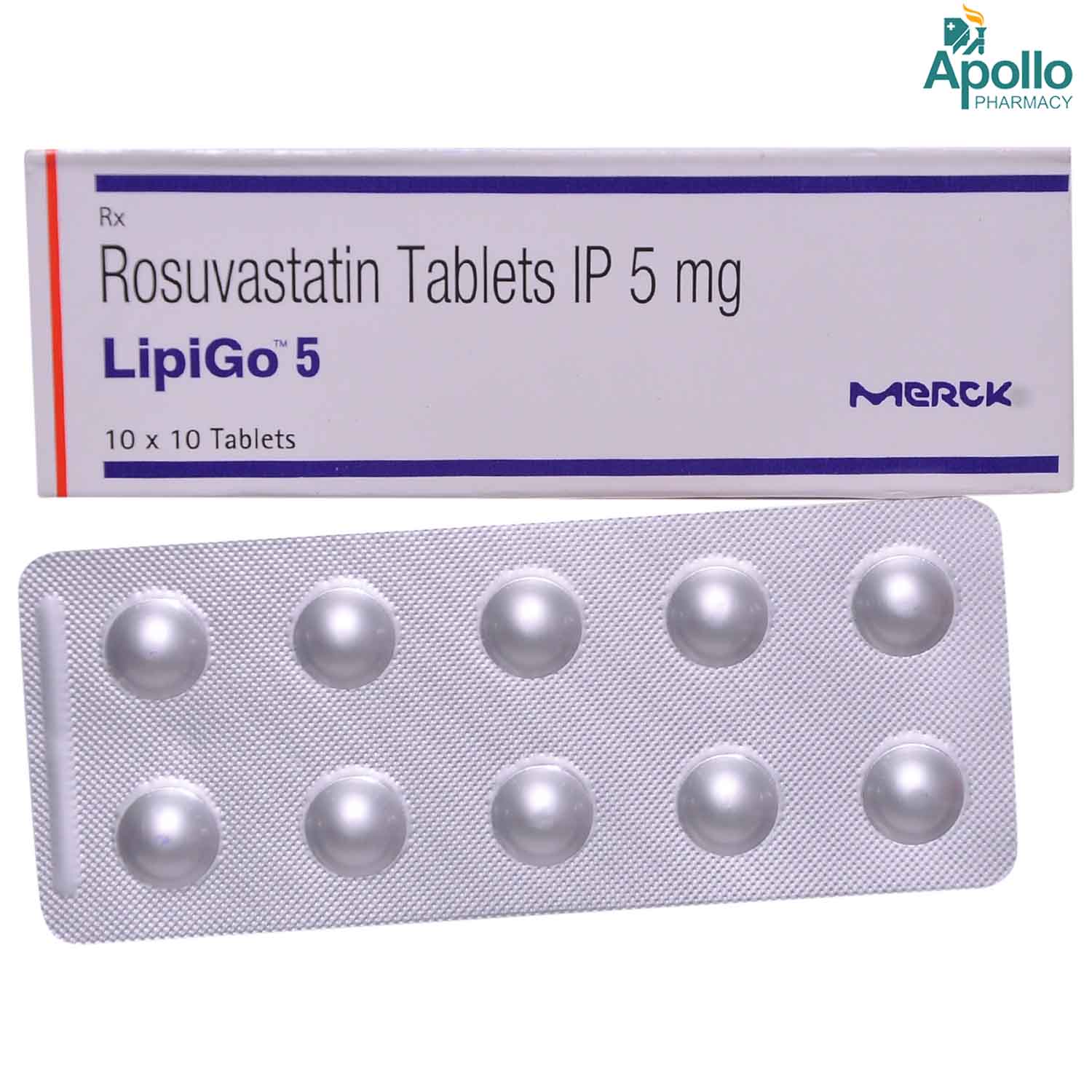 Lipigo 5 mg Tablet 10's Price, Uses, Side Effects, Composition - Apollo ...