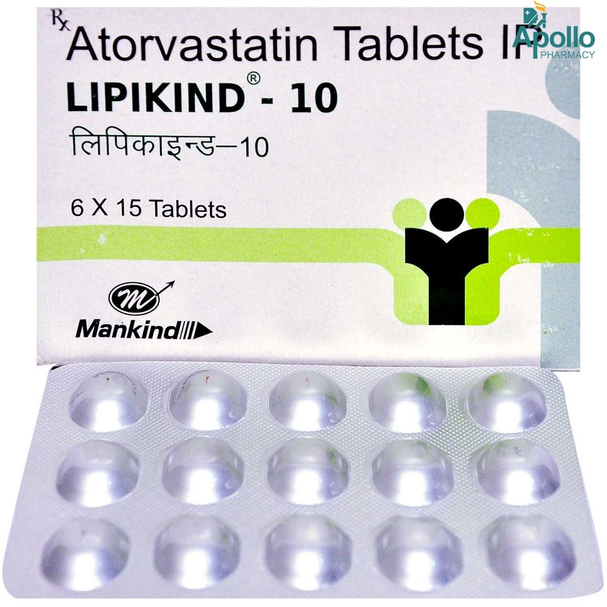 Lipikind 10 Tablet 15's Price, Uses, Side Effects, Composition - Apollo ...