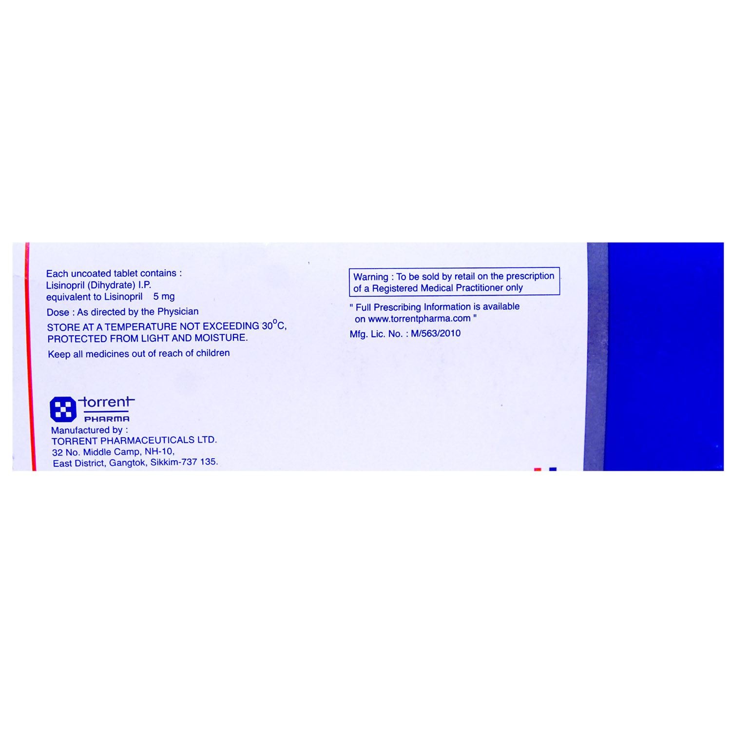 Listril 5 Tablet 15's Price, Uses, Side Effects, Composition - Apollo ...