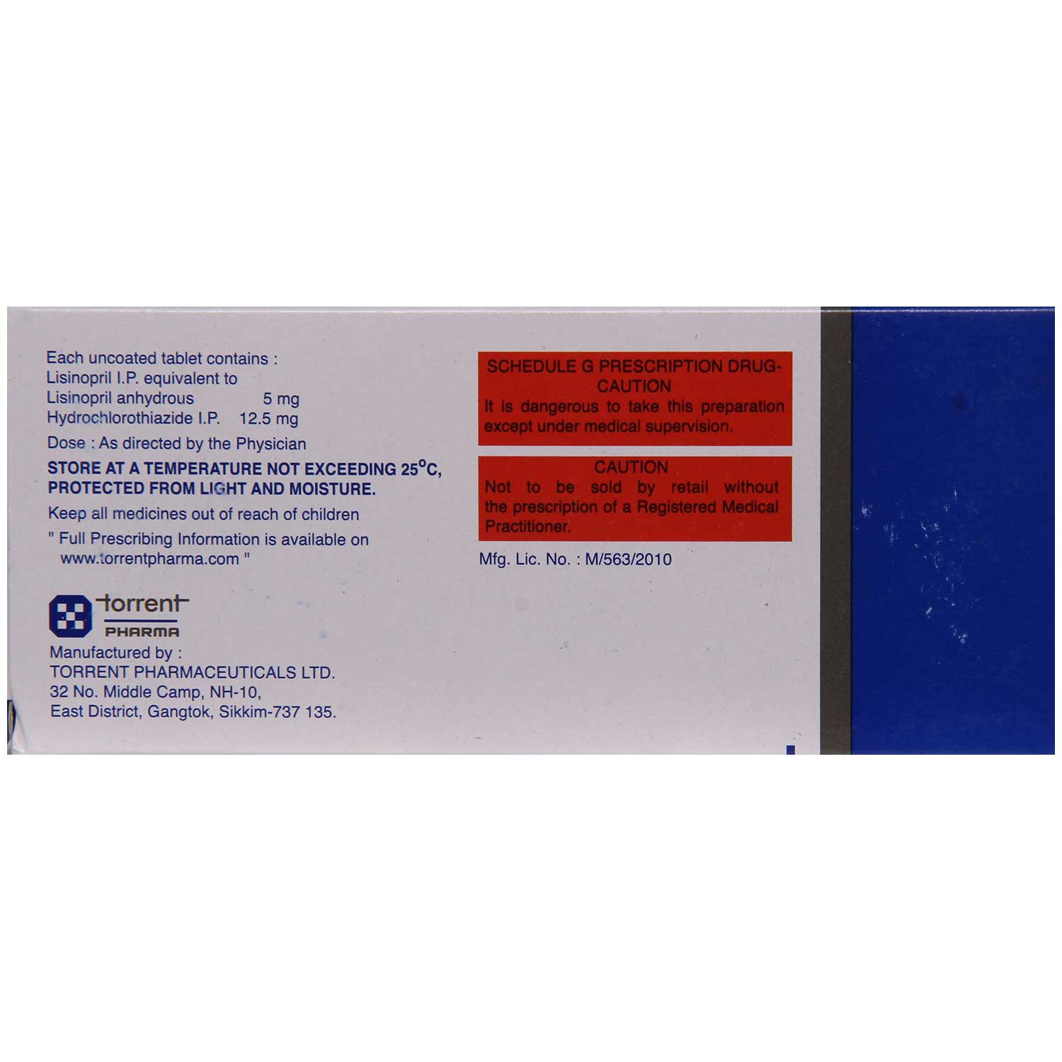 Listril Plus Tablet 10's Price, Uses, Side Effects, Composition ...