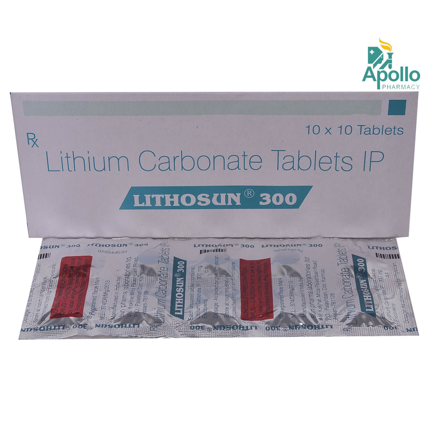 Lithosun 300 Tablet 10's Price, Uses, Side Effects, Composition ...