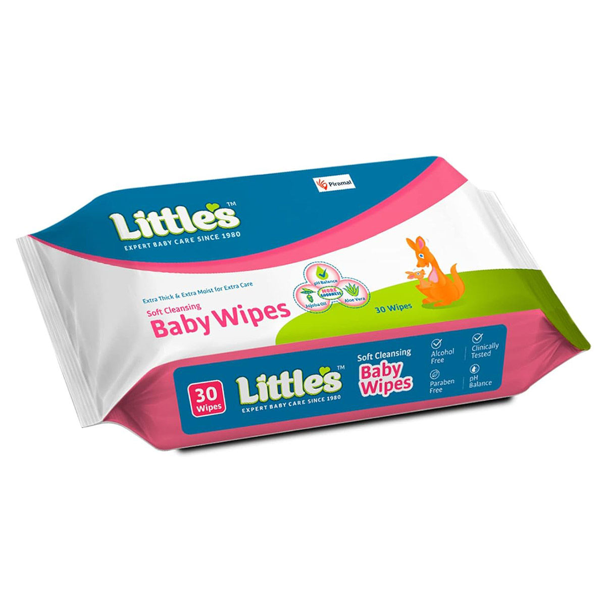 Buy Little's Soft Cleansing Baby Wipes, 30 Units | 19 Minutes Delivery ...