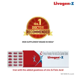 Livogen-Z Captabs | Uses, Side Effects, Price | Apollo Pharmacy