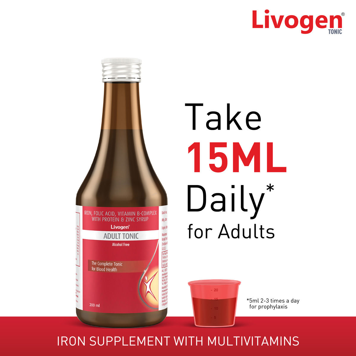 Livogen Adult Tonic | Uses, Side Effects, Price | Apollo Pharmacy