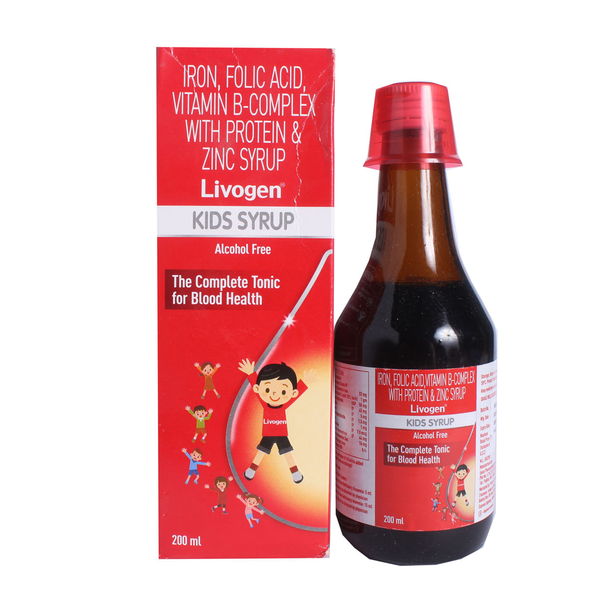 Livogen Kids Syrup 200 ml Price, Uses, Side Effects, Composition ...
