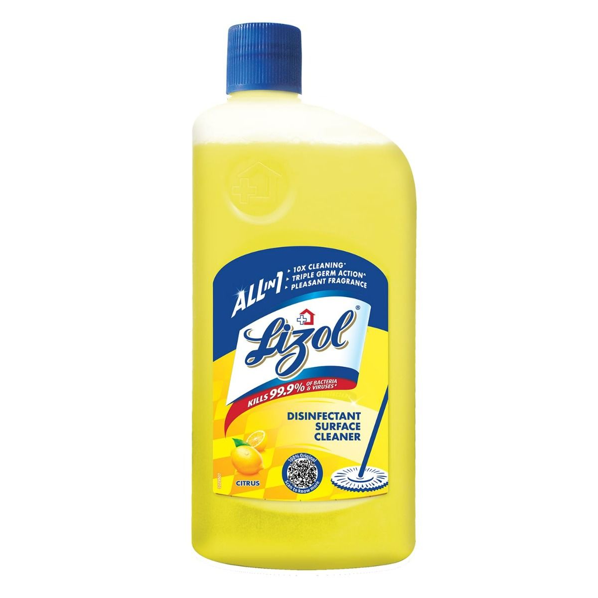 Buy Lizol Disinfectant Citrus Surface Cleaner, 500 ml | 19 Minutes ...