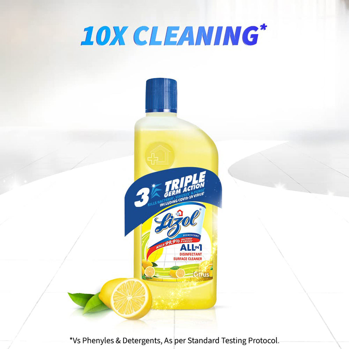 Lizol Disinfectant Citrus Surface Cleaner, 500 ml Price, Uses, Side ...