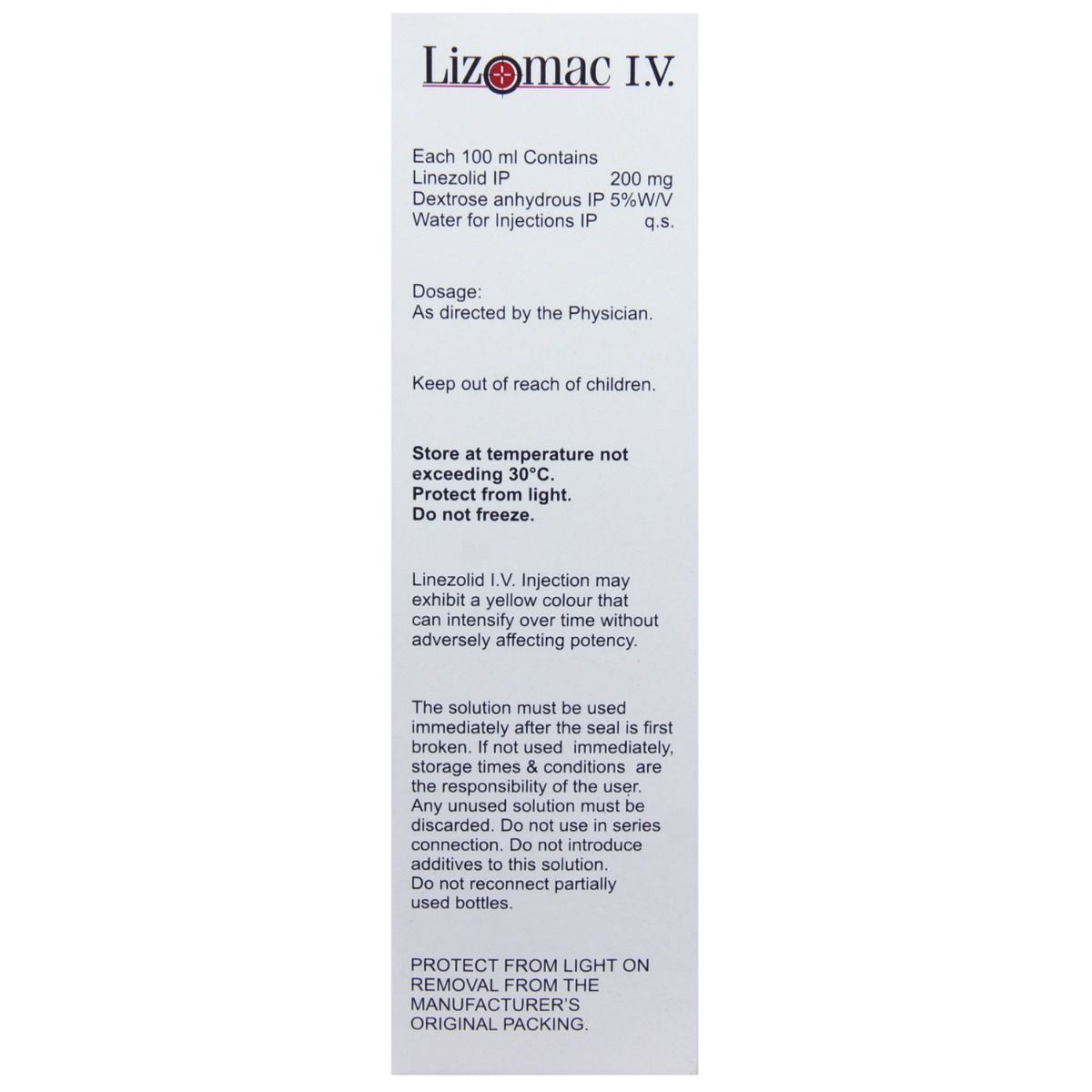 LIZOMAC IV INJECTION 100ML Price, Uses, Side Effects, Composition ...