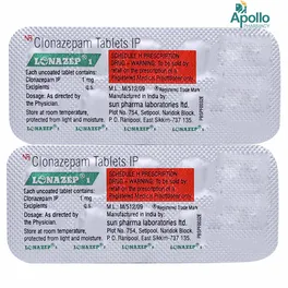 Lonazep 1 Tablet | Uses, Side Effects, Price | Apollo Pharmacy