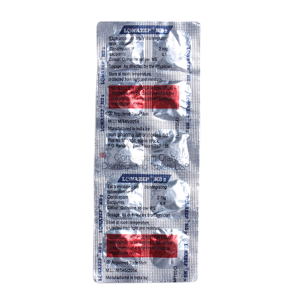 Lonazep MD 2 Tablet 10's Price, Uses, Side Effects, Composition ...
