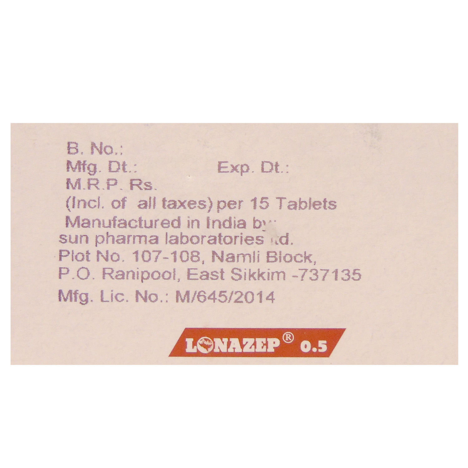 Lonazep 0.5 Tablet | Uses, Side Effects, Price | Apollo Pharmacy