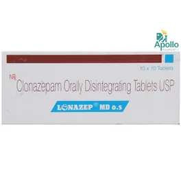 Lonazep MD 0.5 Tablet | Uses, Side Effects, Price | Apollo Pharmacy
