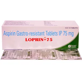 Loprin-75 Tablet | Uses, Side Effects, Price | Apollo Pharmacy