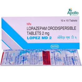 Lopez MD 2 Tablet | Uses, Side Effects, Price | Apollo Pharmacy