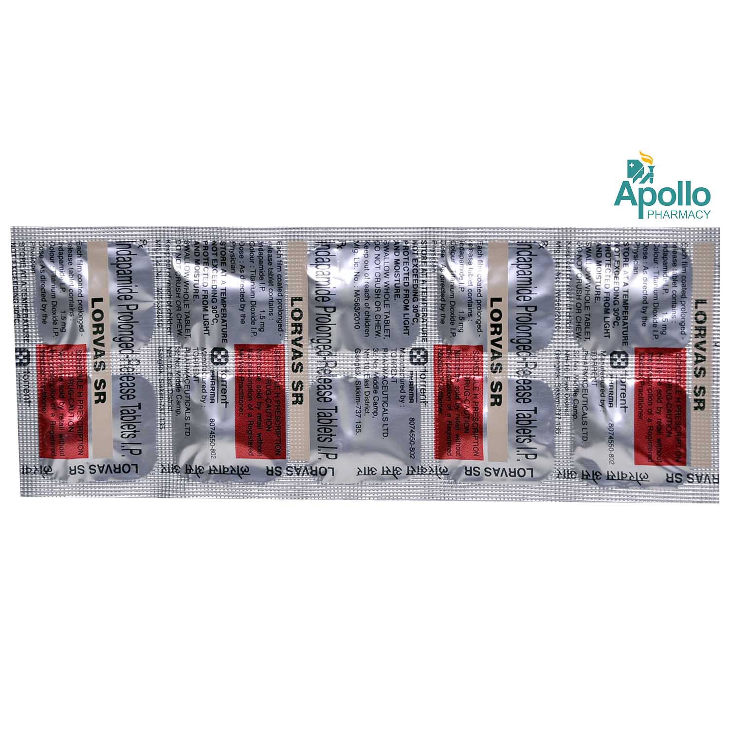 Lorvas SR Tablet | Uses, Side Effects, Price | Apollo Pharmacy