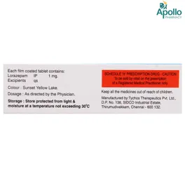 LORICON 1MG TABLET | Uses, Side Effects, Price | Apollo Pharmacy
