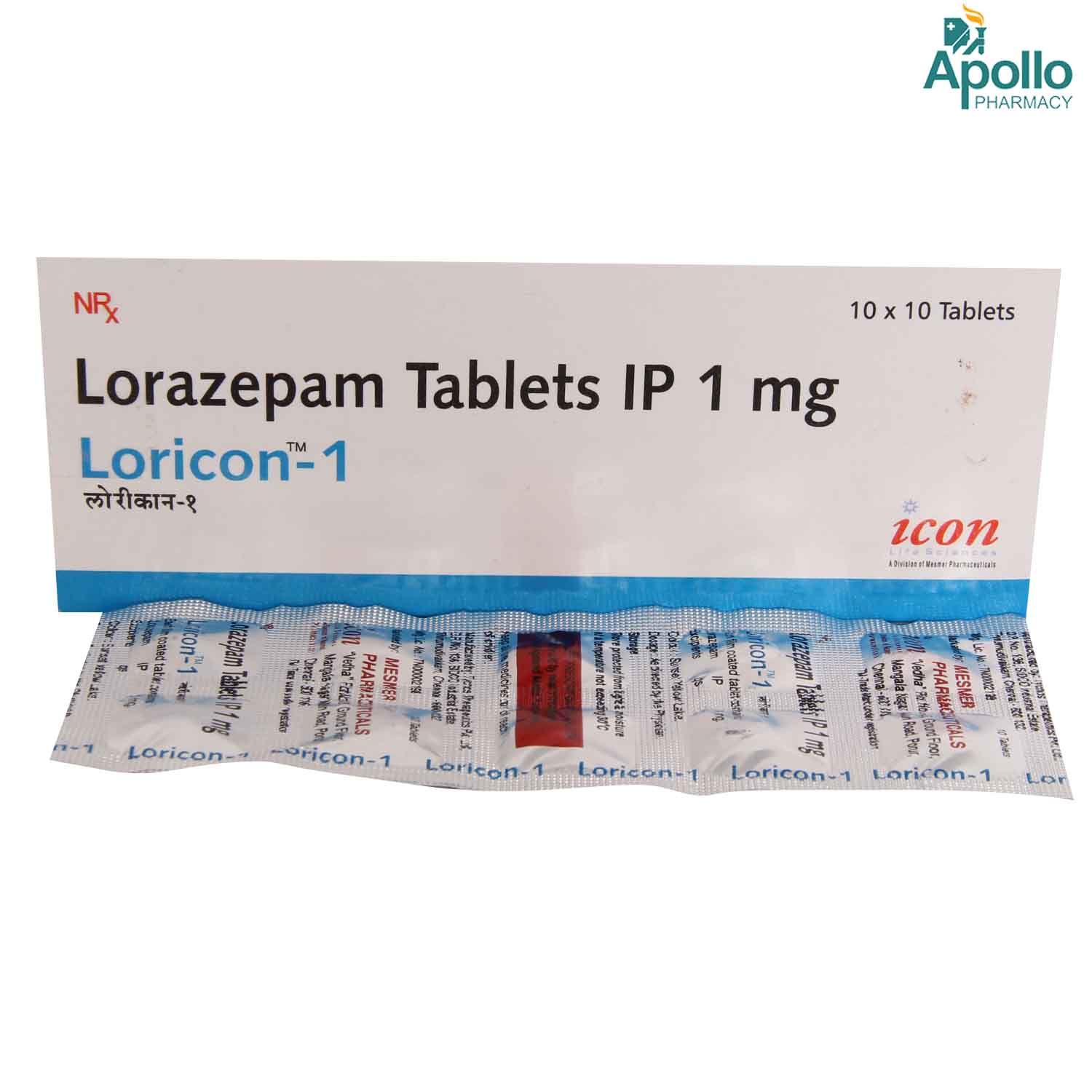 LORICON 1MG TABLET | Uses, Side Effects, Price | Apollo Pharmacy