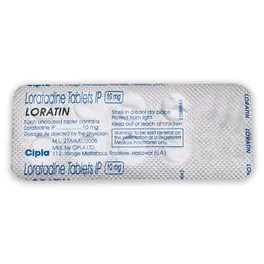 Loratin 10 mg Tablet | Uses, Side Effects, Price | Apollo Pharmacy