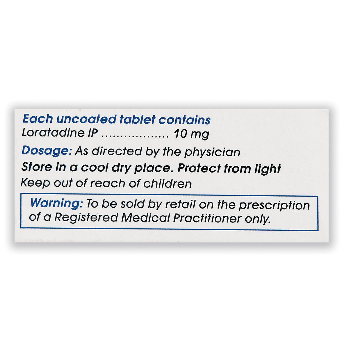 Loratin 10 mg Tablet | Uses, Side Effects, Price | Apollo Pharmacy