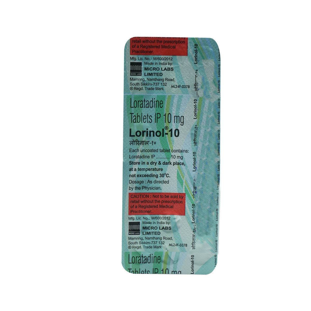 Lorinol-10 Tablet 10's Price, Uses, Side Effects, Composition - Apollo ...