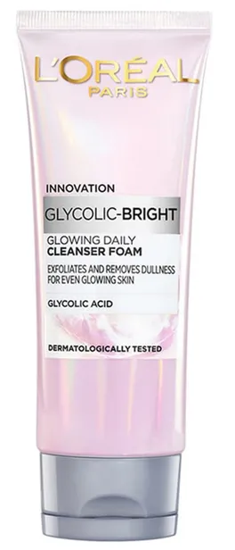 Buy Loreal Paris Glycolic Bright Glowing Foam Cleanser, 50 ml | 19 ...