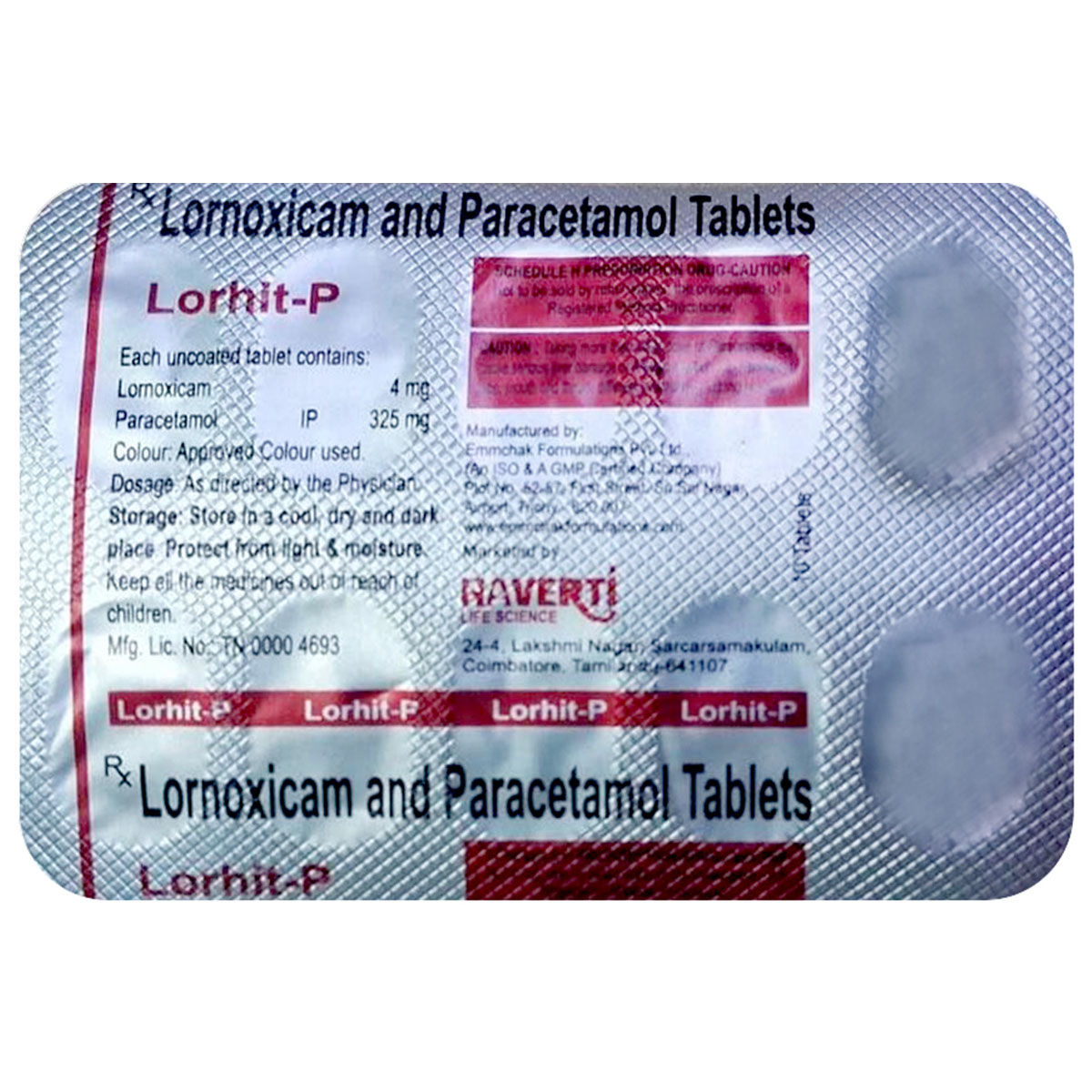 Lorhit-P Tablet 10's | Uses, Side Effects, Price | Apollo Pharmacy