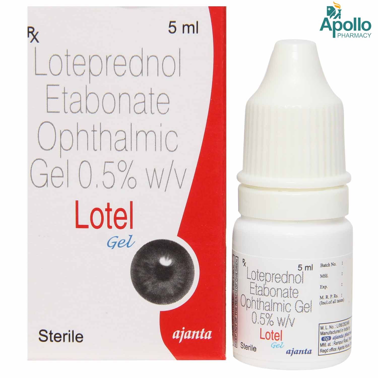 Lotel Eye Gel 5 ml Price, Uses, Side Effects, Composition - Apollo Pharmacy