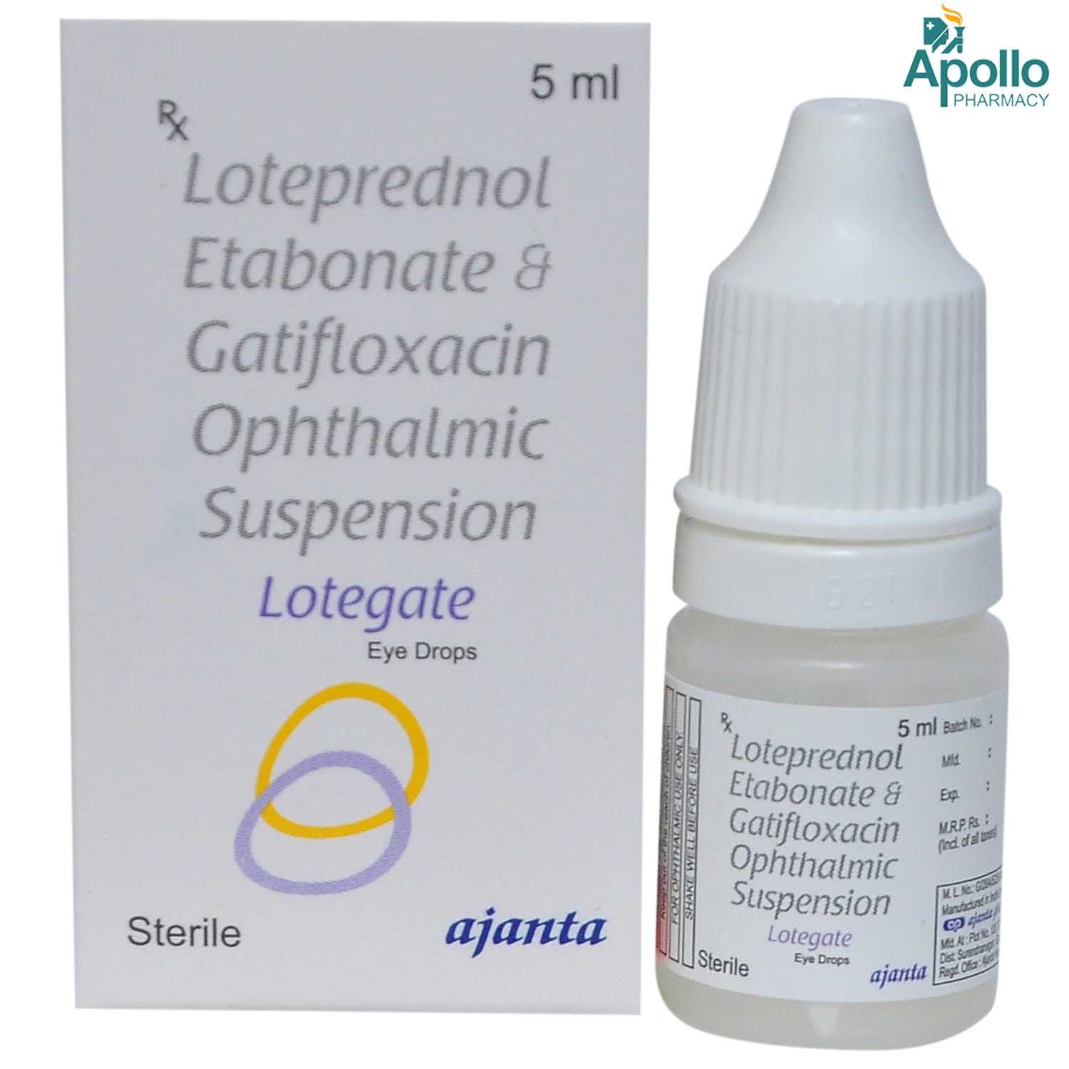 Lotegate Eye Drops 5 ml Price, Uses, Side Effects, Composition - Apollo ...