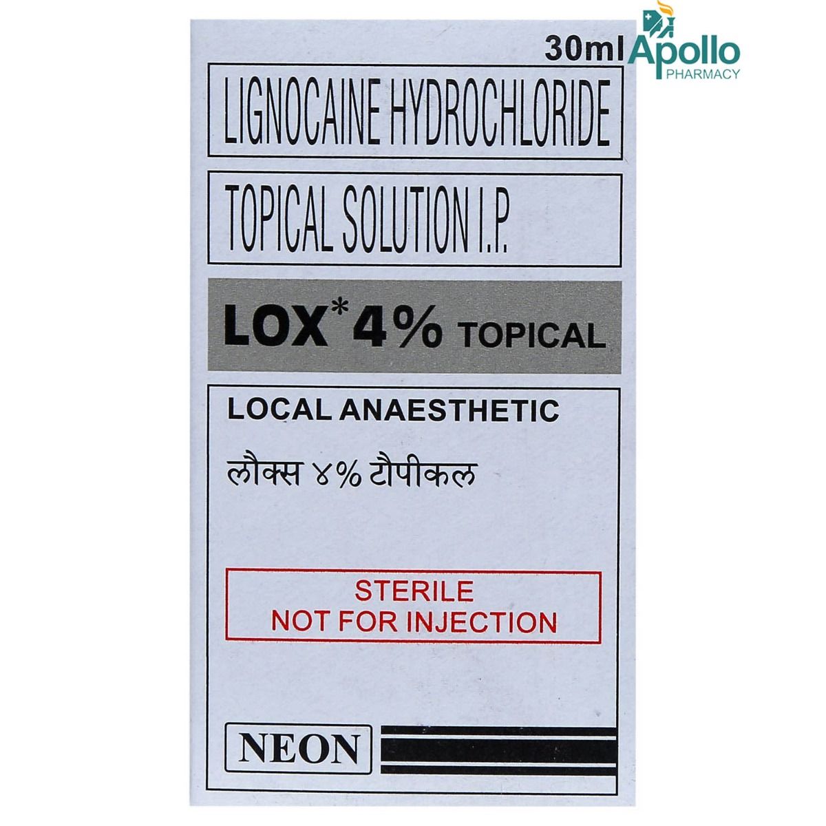 Lox 4% Topical Solution | Uses, Side Effects, Price | Apollo Pharmacy