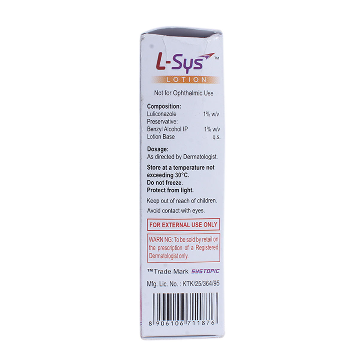 L-Sys Lotion | Uses, Side Effects, Price | Apollo Pharmacy