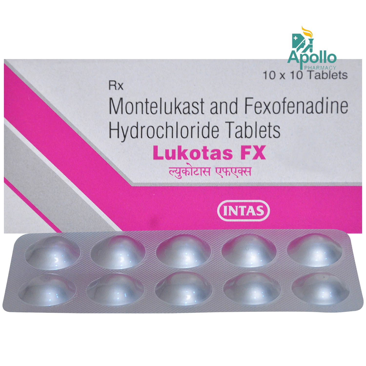 Lukotas FX Tablet 10's Price, Uses, Side Effects, Composition - Apollo ...