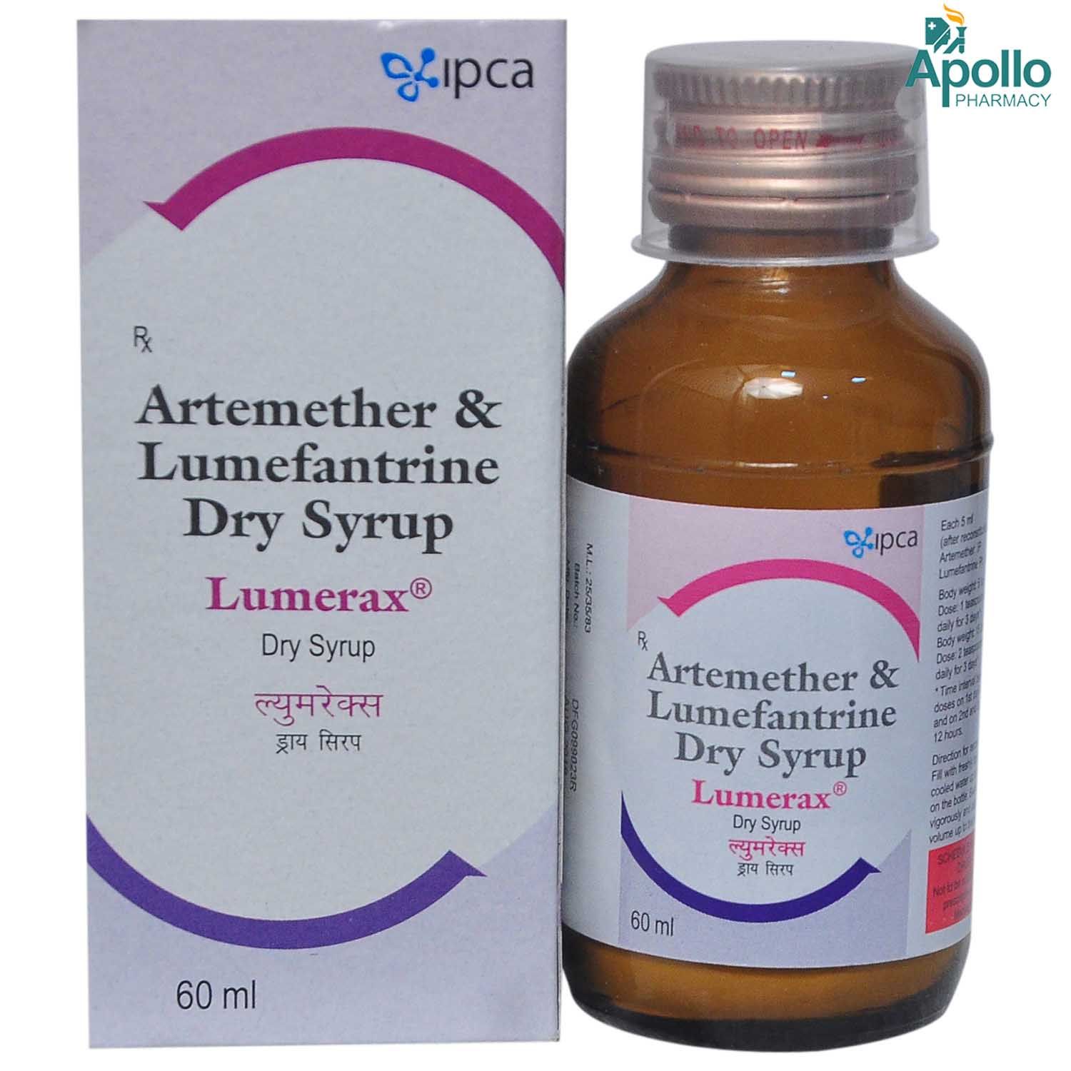 Lumerax Dry Syrup 60 ml Price, Uses, Side Effects, Composition - Apollo ...