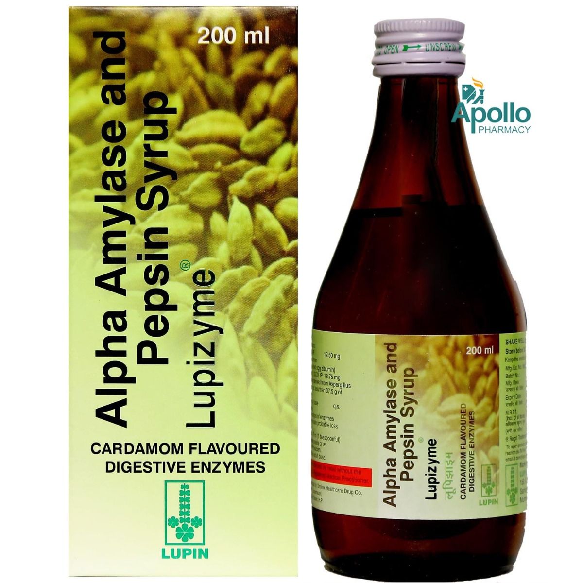 Lupizyme Syrup 200 ml Price, Uses, Side Effects, Composition - Apollo ...