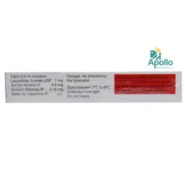 Lupride Injection | Uses, Side Effects, Price | Apollo Pharmacy