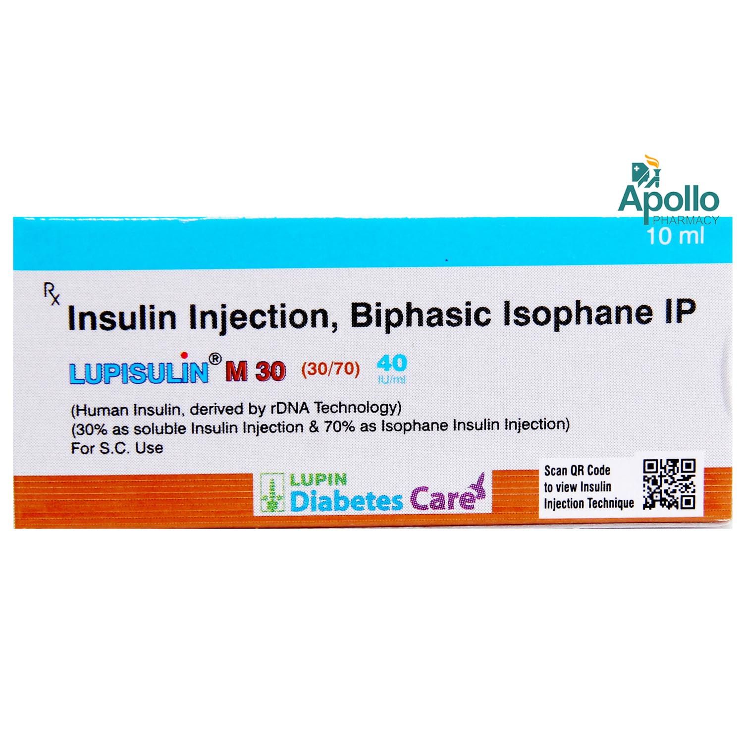 Lupisulin M 30 40IU/ml Injection | Uses, Side Effects, Price | Apollo ...