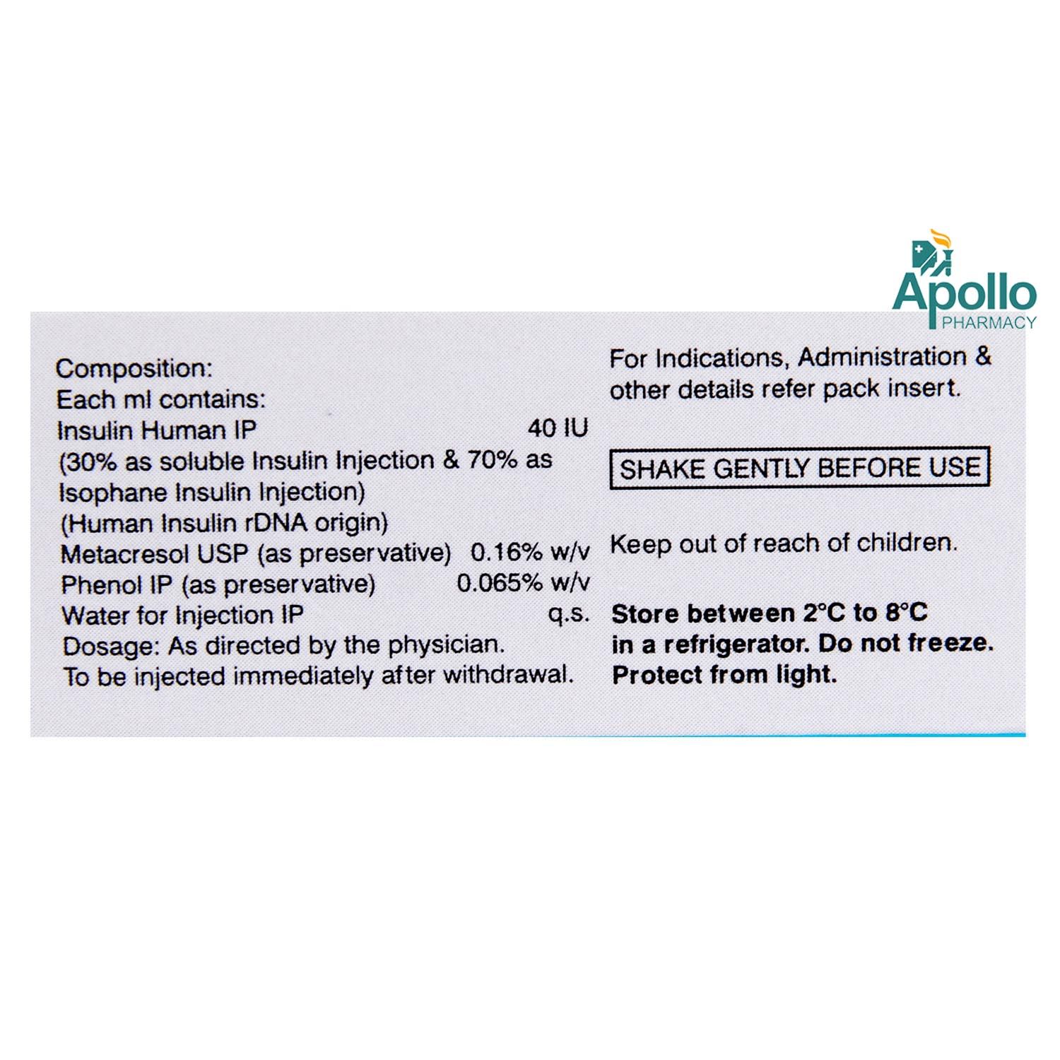 Lupisulin M 30 40IU/ml Injection 10 ml Price, Uses, Side Effects ...