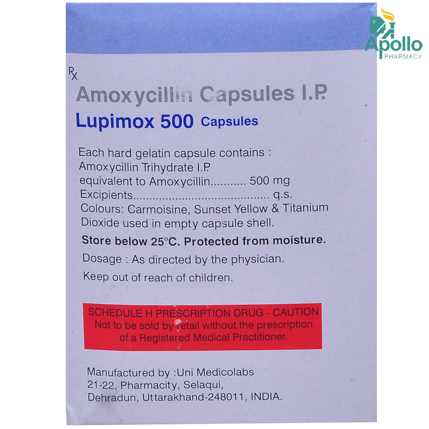 LUPIMOX 500MG CAPSULE Price, Uses, Side Effects, Composition - Apollo ...